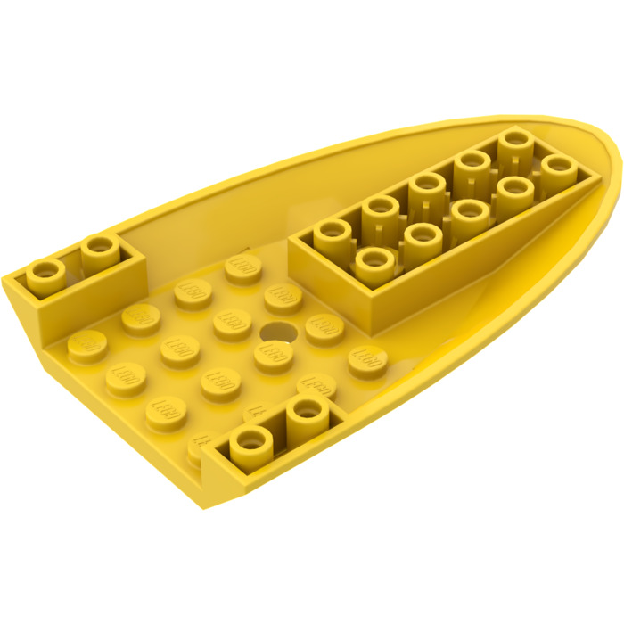 LEGO Yellow Airplane Bottom 6 x 10 x 1 (87611) | Brick Owl - LEGO ...