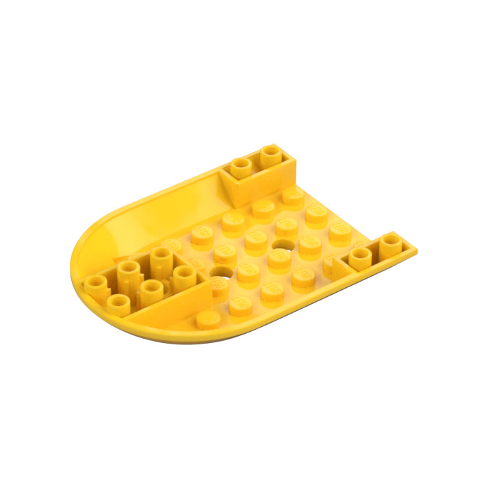 LEGO Yellow Airplane Bottom 6 x 8 Curved Inverted (11295) | Brick Owl ...