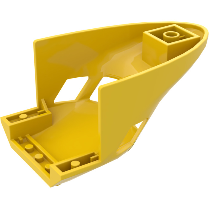 LEGO Yellow Airplane Cockpit 6 x 10 x 4 (87613) | Brick Owl - LEGO ...