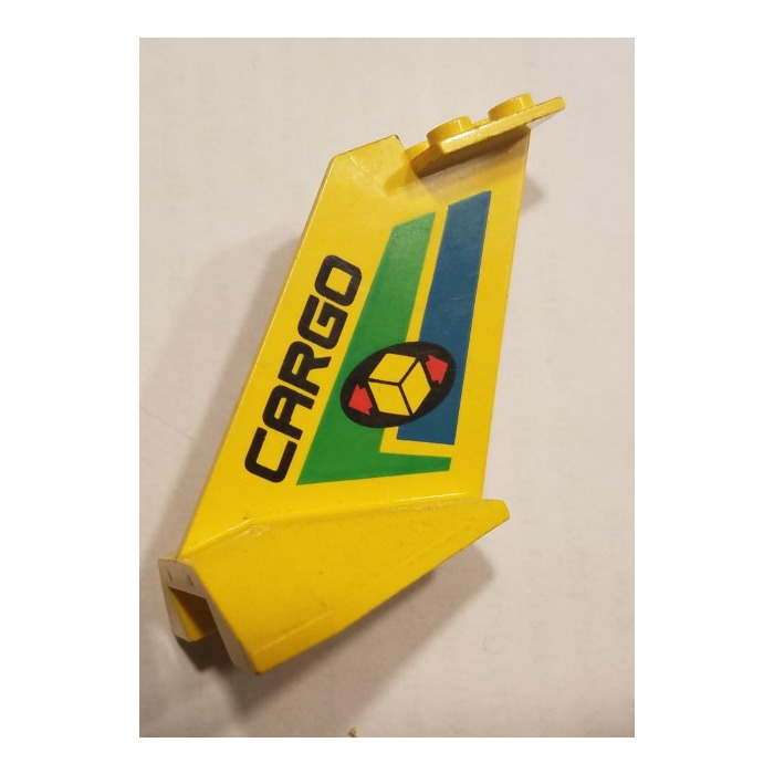 LEGO Airplane Tail 4 x 7 with Rudder with Cargo Decoration (4867 / ...