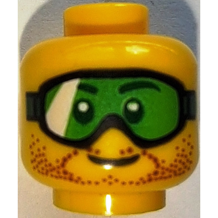LEGO Yellow Arctic Explorer, Male with Snowshoes and Green Goggles ...