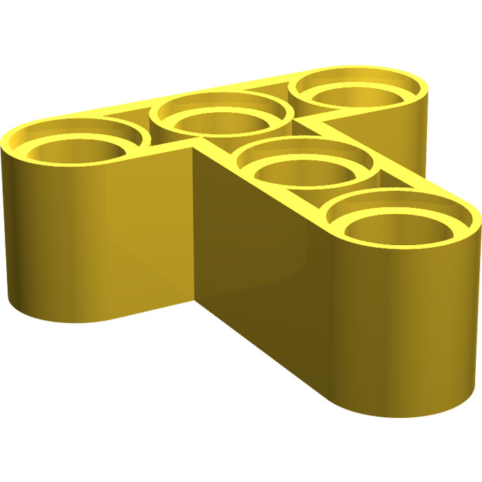 LEGO Yellow Beam 3 x 3 T-Shaped (60484) | Brick Owl - LEGO Marketplace