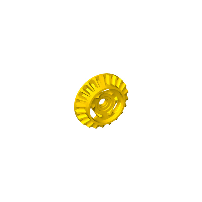 LEGO Yellow Bevel Gear Half with 22 Teeth (69761) | Brick Owl - LEGO ...
