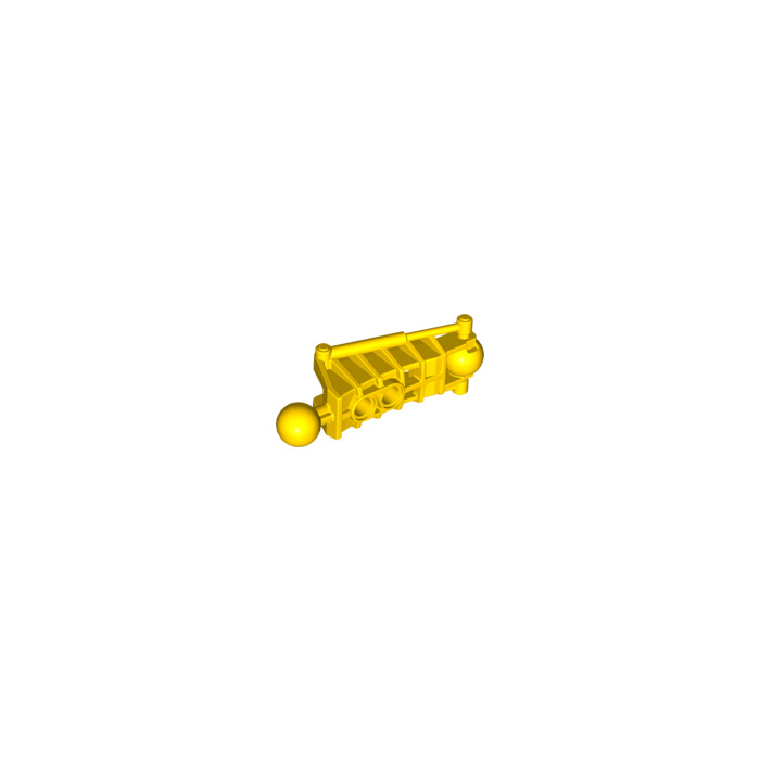 LEGO Yellow Bionicle Toa Metru Leg Section with Ball Joints and Pin ...