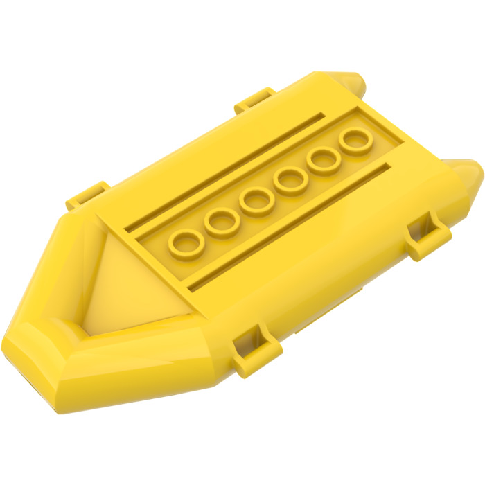 LEGO Yellow Boat 12 x 6 Inflatable Dinghy (75977) | Brick Owl