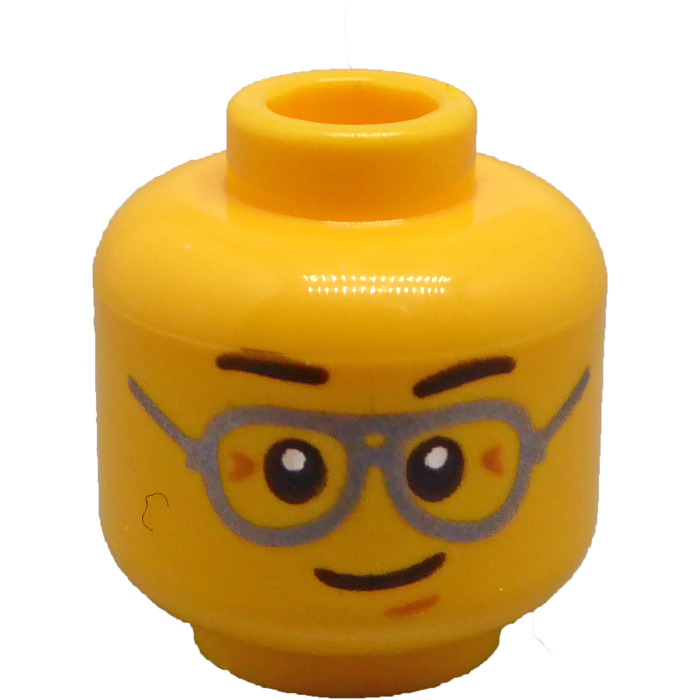 LEGO Yellow Borg head with Light Grey Glasses (3274 / 102896) | Brick ...