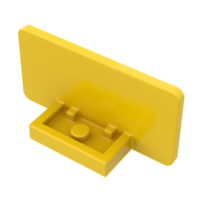 LEGO Yellow Bracket 1 x 2 - 2 x 4 Down (21731 / 93274) | Brick Owl ...