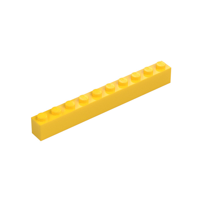 LEGO Yellow Brick 1 x 10 (6111) | Brick Owl - LEGO Marketplace