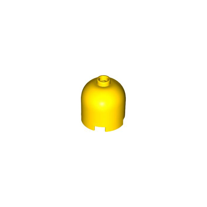 LEGO Yellow Brick 2 x 2 x 1.7 Round Cylinder with Dome Top (26451 / ...