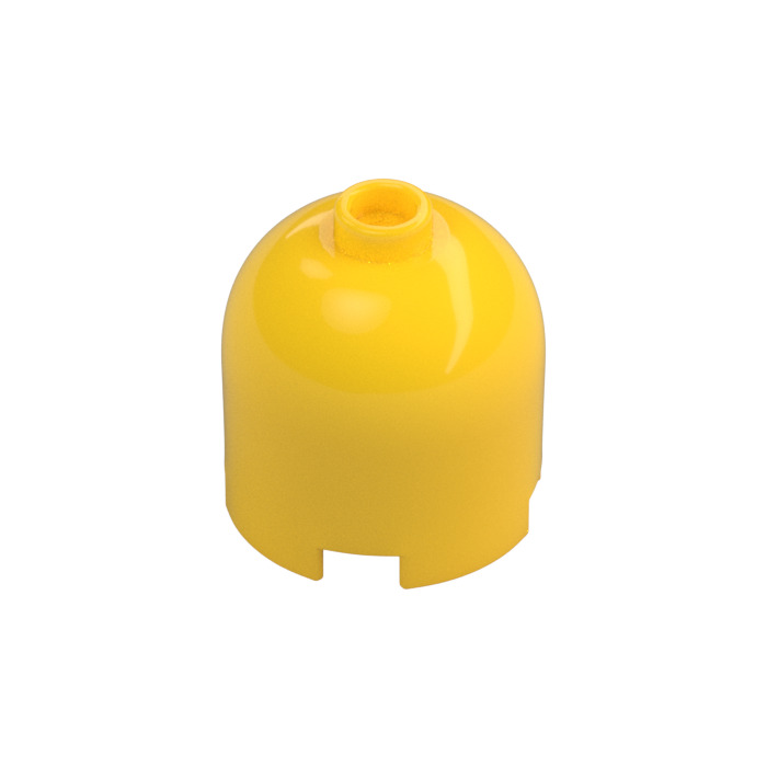 LEGO Yellow Brick 2 x 2 x 1.7 Round Cylinder with Dome Top (26451 / ...