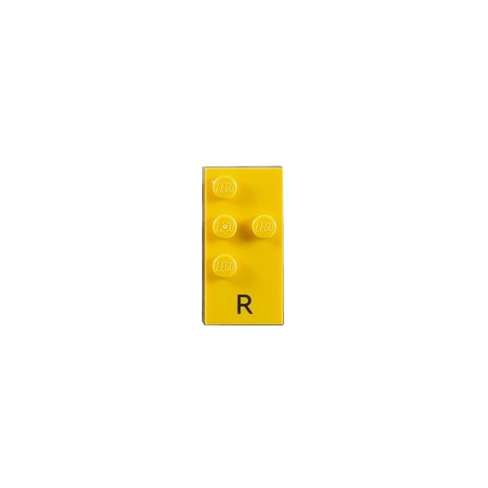 LEGO Brick 2 x 4 Braille with "R" (69408) | Brick Owl - LEGO Marketplace
