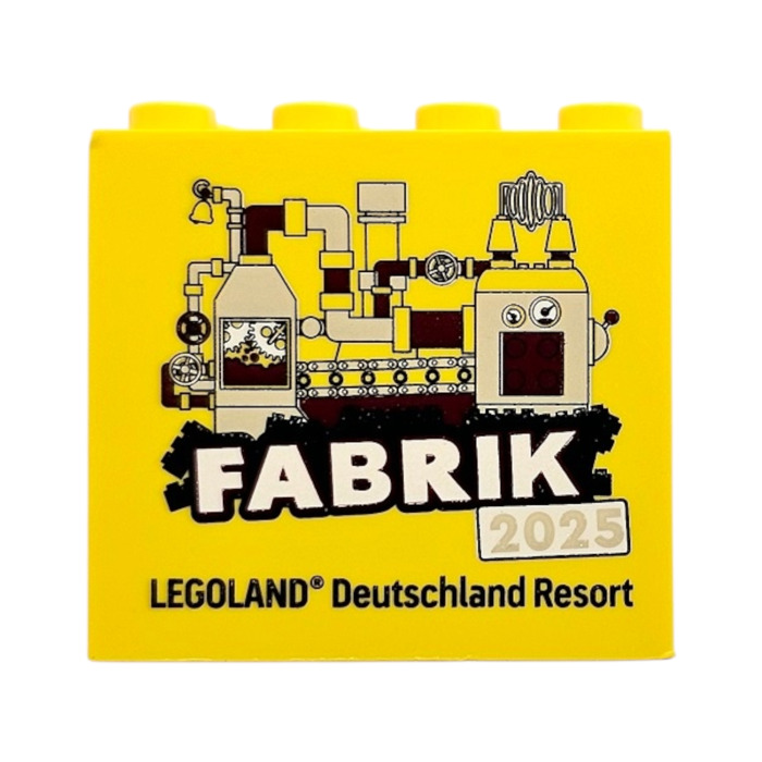 LEGO Brick 2 x 4 x 3 with 'FABRIK 2025' and 'LEGOLAND Deutschland ...