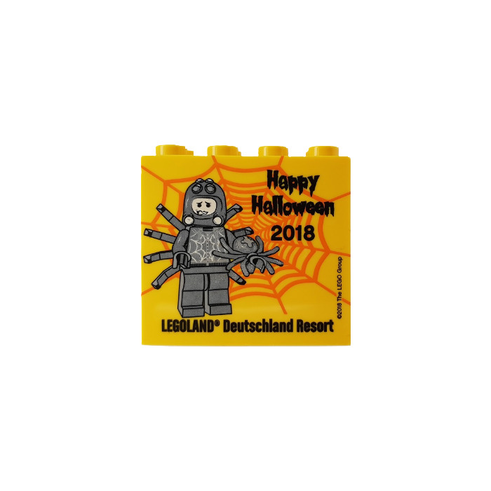 LEGO Brick 2 x 4 x 3 with Halloween 2018 Legoland Deutschland Resort ...