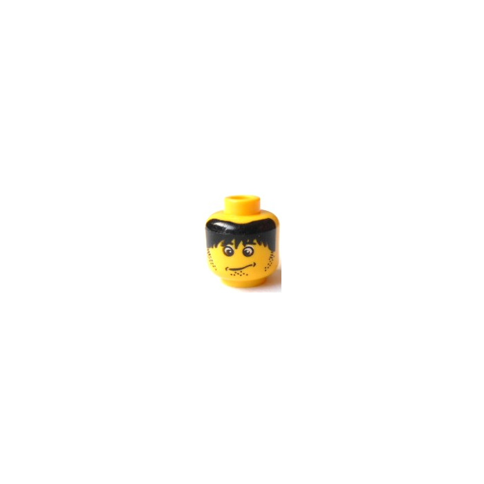 LEGO Yellow Brickster Henchman Head (3626) | Brick Owl - LEGO Marketplace