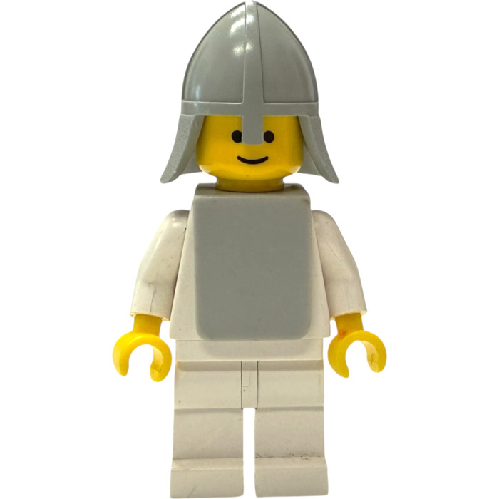 LEGO Yellow Castle Knight White Minifigure without Stickers | Brick Owl