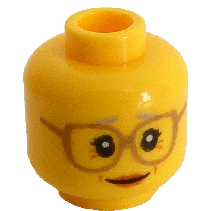 LEGO Yellow City People Pack Grandmother Minifigure Head (3626 / 26848 ...