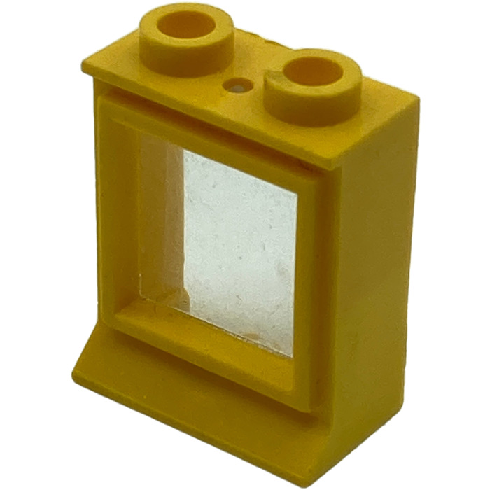 LEGO Yellow Classic Window 1 x 2 x 2 with Extended Lip and Hole in Top ...