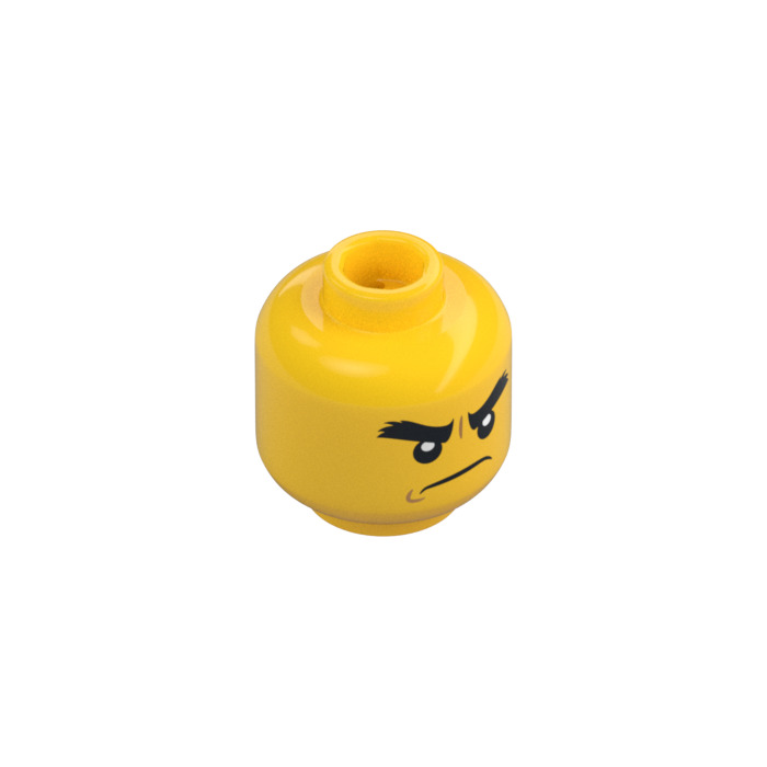 LEGO Yellow Cole with Tousled hair and Head Band Minifigure Head (3626 ...