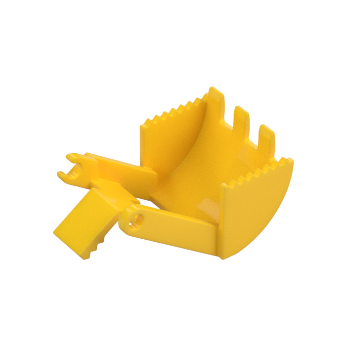LEGO Yellow Crane Bucket Jaw (3489) | Brick Owl