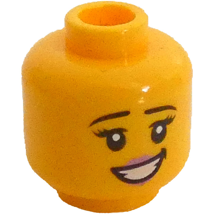 LEGO Yellow Crayon Girl Minifigure Head (3626 / 49333) | Brick Owl ...