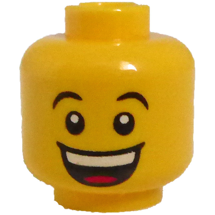 LEGO Yellow Creator Expert Head (14742 / 23094) | Brick Owl - LEGO ...