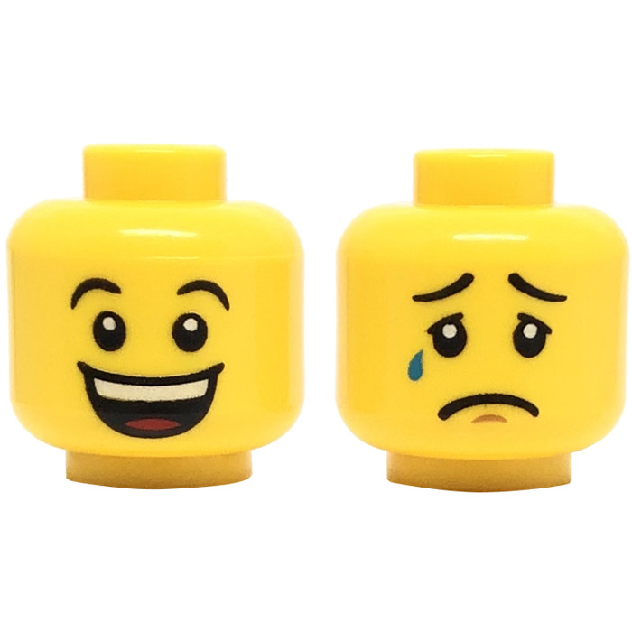 LEGO Yellow Creator Expert Head (14742 / 23094) | Brick Owl - LEGO ...