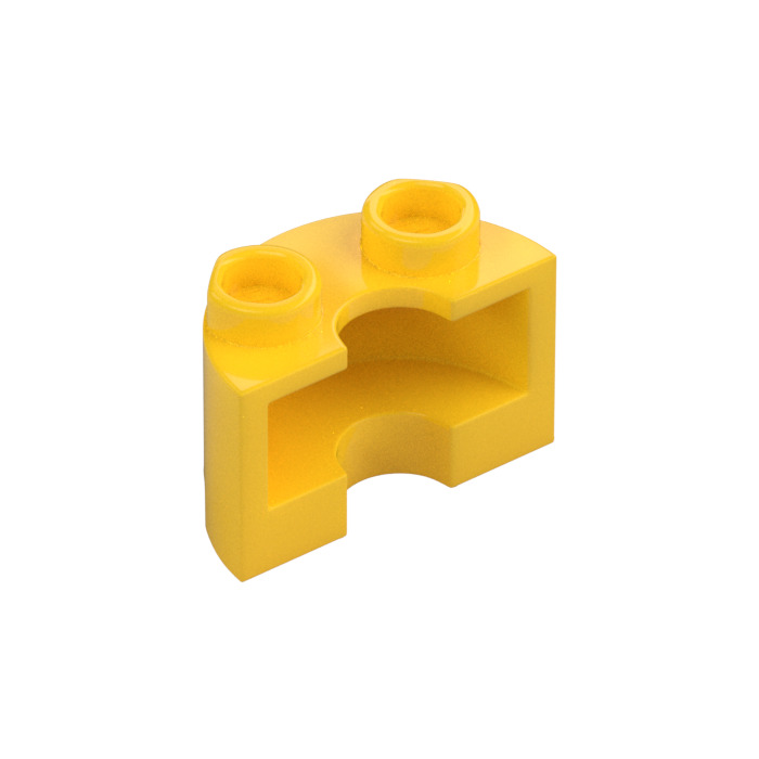 LEGO Yellow Cylinder 1 x 2 Half (7538 / 68013) | Brick Owl
