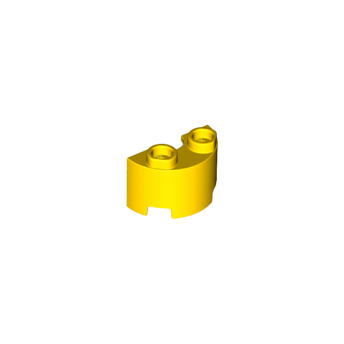 LEGO Yellow Cylinder 1 x 2 Half (7538 / 68013) | Brick Owl