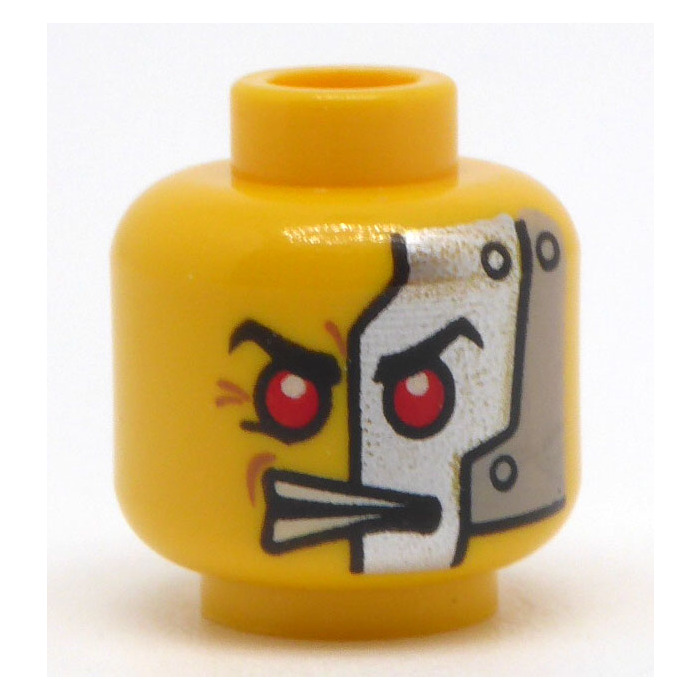 LEGO Yellow Cyrus Borg (OverBorg) Minifigure Head (3626 / 16213 ...