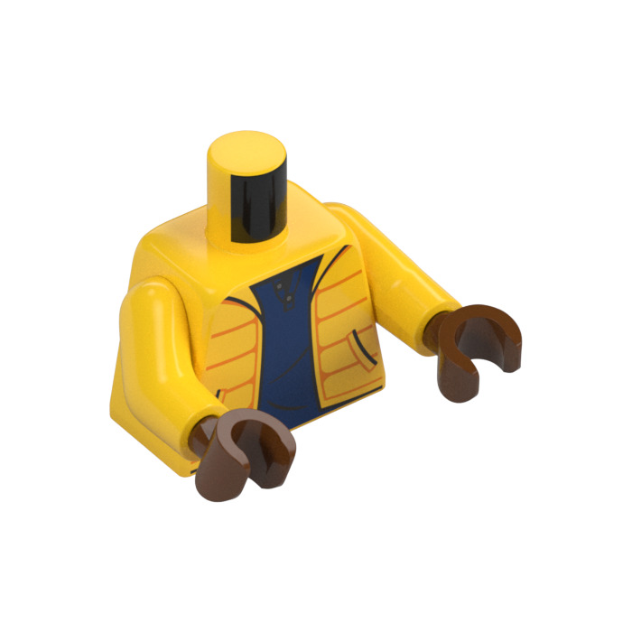 LEGO Yellow Darius Minifig Torso (973 / 76382) | Brick Owl - LEGO ...