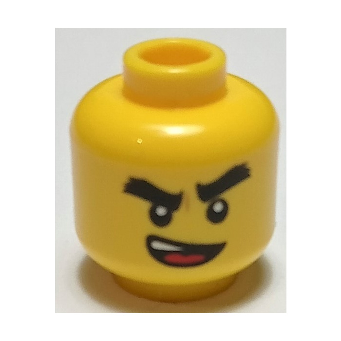 LEGO Yellow Digi Cole Head (3626) | Brick Owl - LEGO Marketplace