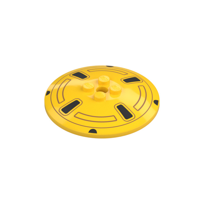 LEGO Dish 6 x 6 with Hubcap (21599) | Brick Owl - LEGO Marketplace