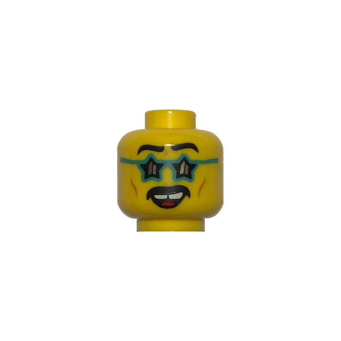 LEGO Yellow Dual Sided Jacob Head (3626) | Brick Owl - LEGO Marketplace