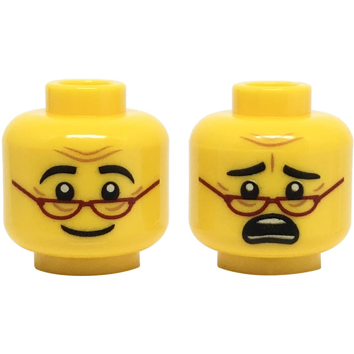 LEGO Yellow Edna Minifigure Head (3626 / 34106) | Brick Owl