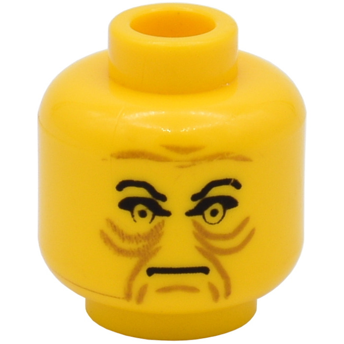 LEGO Yellow Emperor Palpatine Head (3626) | Brick Owl - LEGO Marketplace