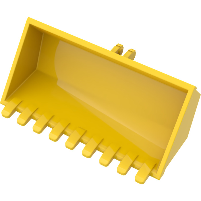 LEGO Yellow Excavator Bucket 4 x 8 (Smooth Inside) (47508) | Brick Owl ...
