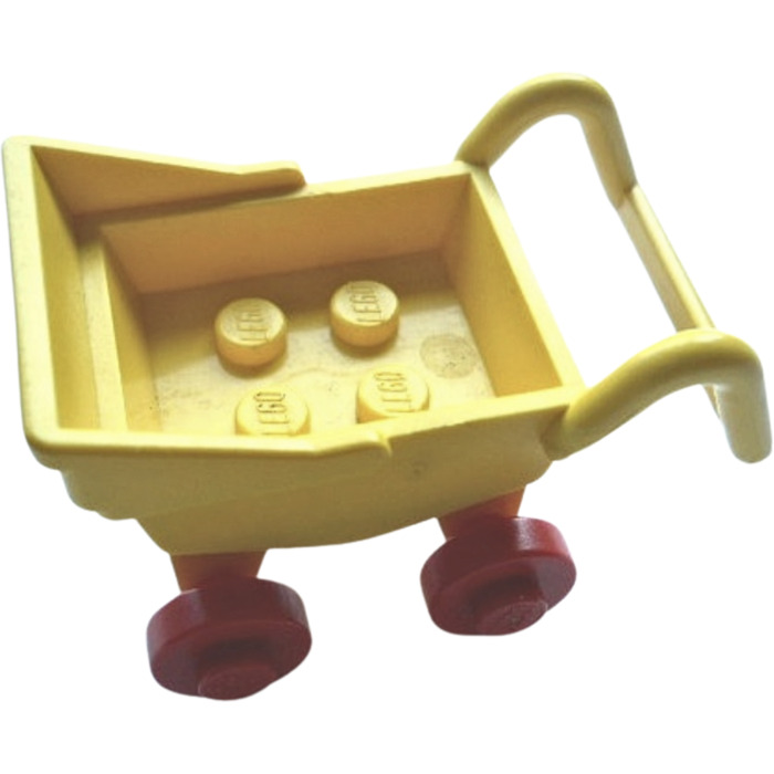 LEGO Fabuland Pram with Red Wheels | Brick Owl - LEGO Marketplace