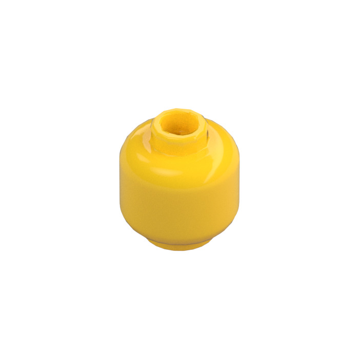 LEGO Yellow Female Minifigure Head with Eyelashes and Smile (3626 / ...