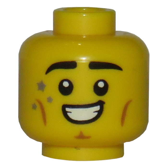 LEGO Yellow Figure Skating Champion Head (3626) | Brick Owl - LEGO ...