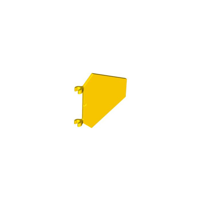 LEGO Yellow Flag 5 x 6 Hexagonal with Thick Clips (17979 / 53913 ...