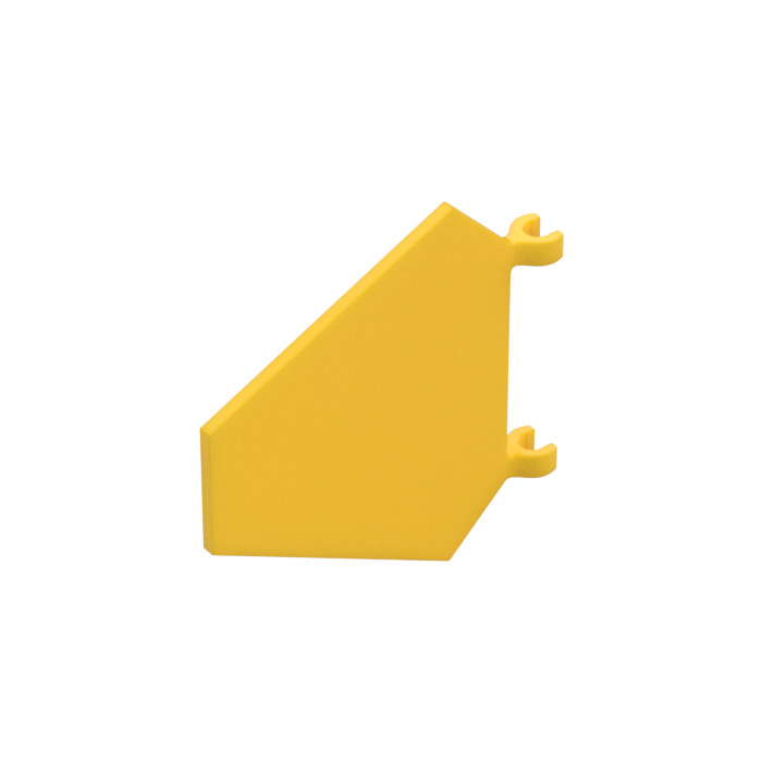 LEGO Yellow Flag 5 x 6 Hexagonal with Thick Clips (17979 / 53913 ...