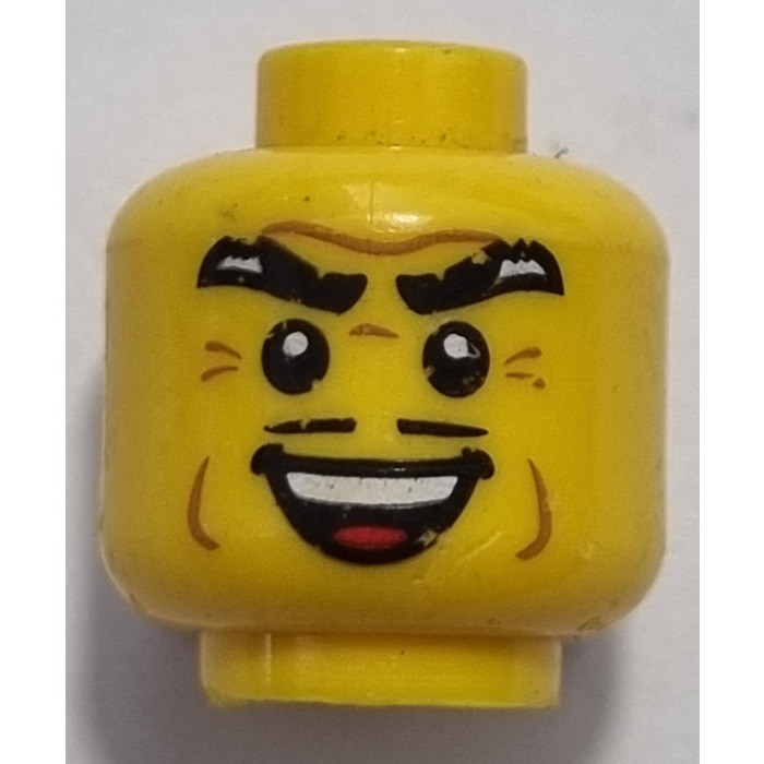 LEGO Yellow Gangster Head (3626 / 97095) | Brick Owl