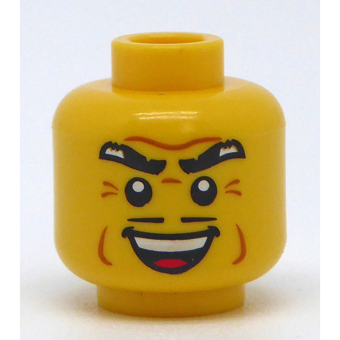 LEGO Yellow Gangster Head (3626 / 97095) | Brick Owl