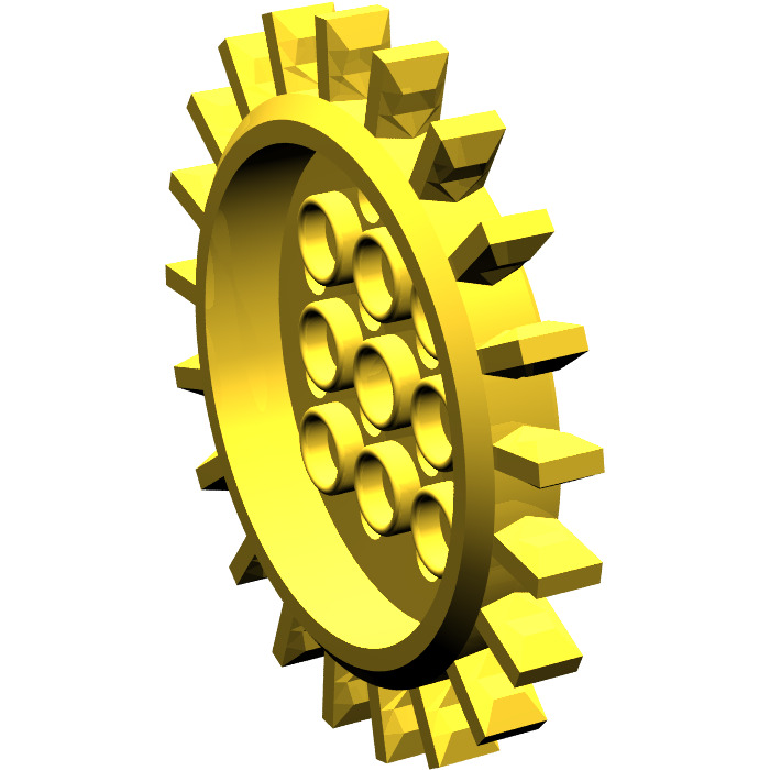 LEGO Yellow Gear with 21 Teeth | Brick Owl - LEGO Marketplace