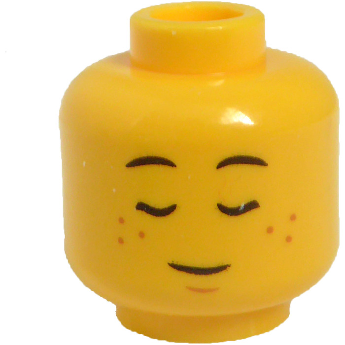 LEGO Yellow Girl Minifigure Head (3626 / 80109) | Brick Owl - LEGO ...
