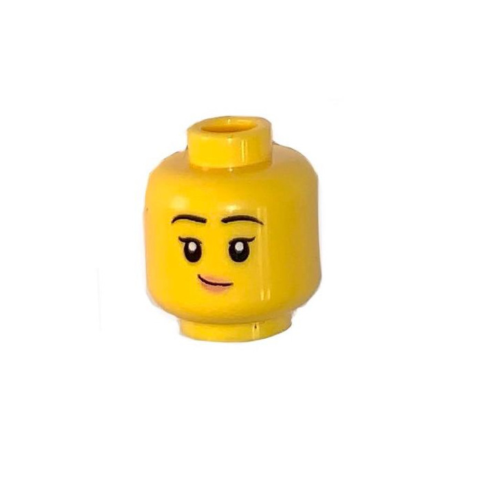 LEGO Yellow Girl Minifigure Head with Smirk (3626) | Brick Owl