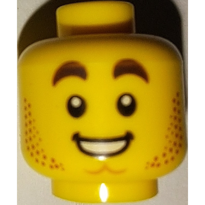 LEGO Yellow Harl Hubbs Minifigure Head (3626 / 43308) | Brick Owl ...