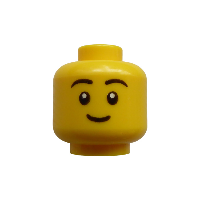 LEGO Yellow Head with Grin / Frown (Double Sided) (3626) | Brick Owl ...