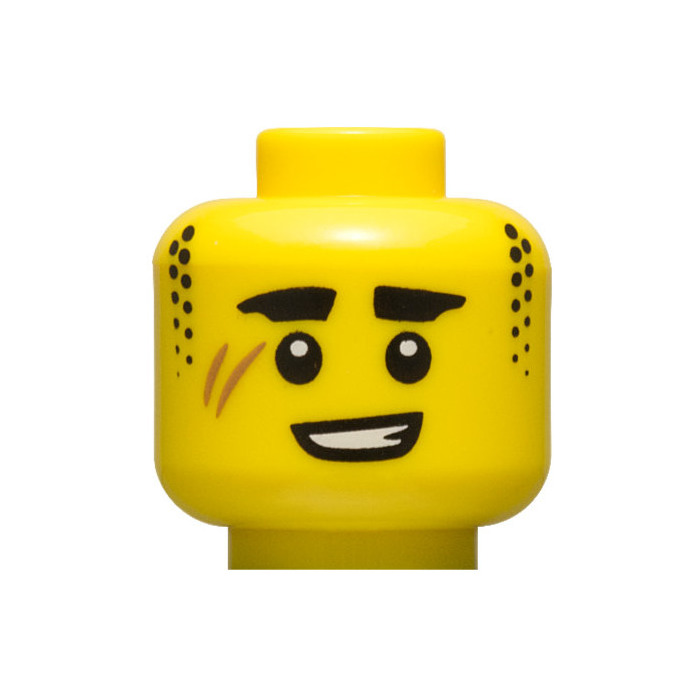 LEGO Head with Two Scars (3274) | Brick Owl - LEGO Marketplace