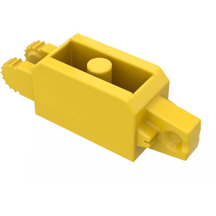 LEGO Yellow Hinge Brick 1 x 2 Vertical (30386 / 39893) | Brick Owl ...